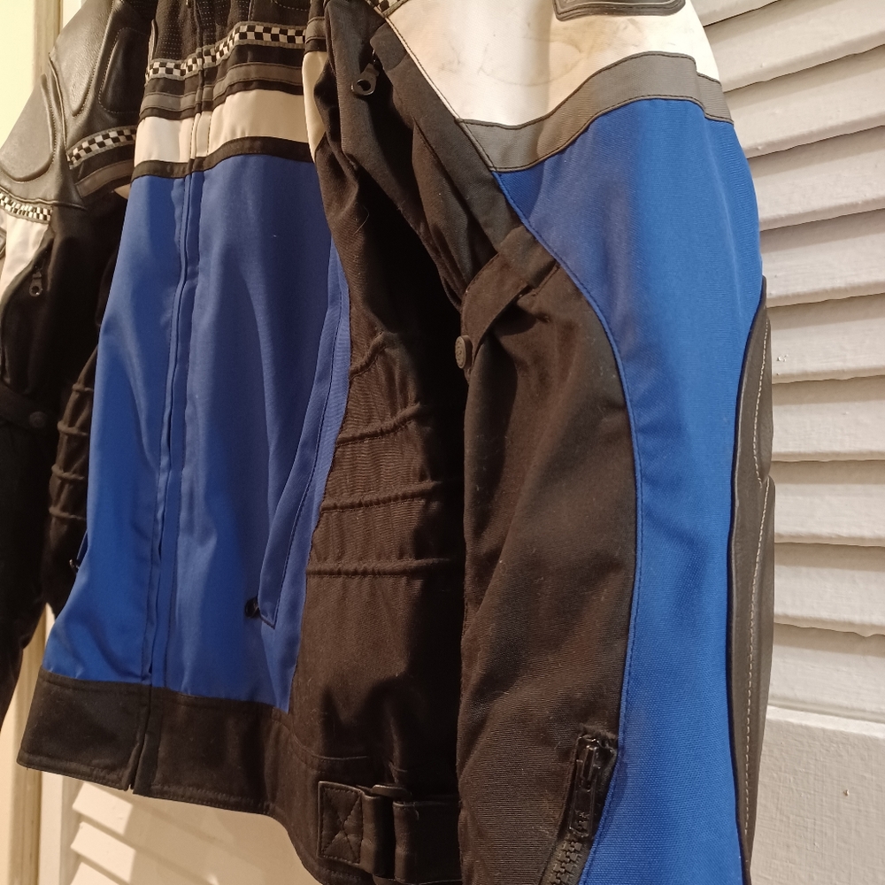 First Gear Motorcycle Racing Jacket Sz Xl - Gem